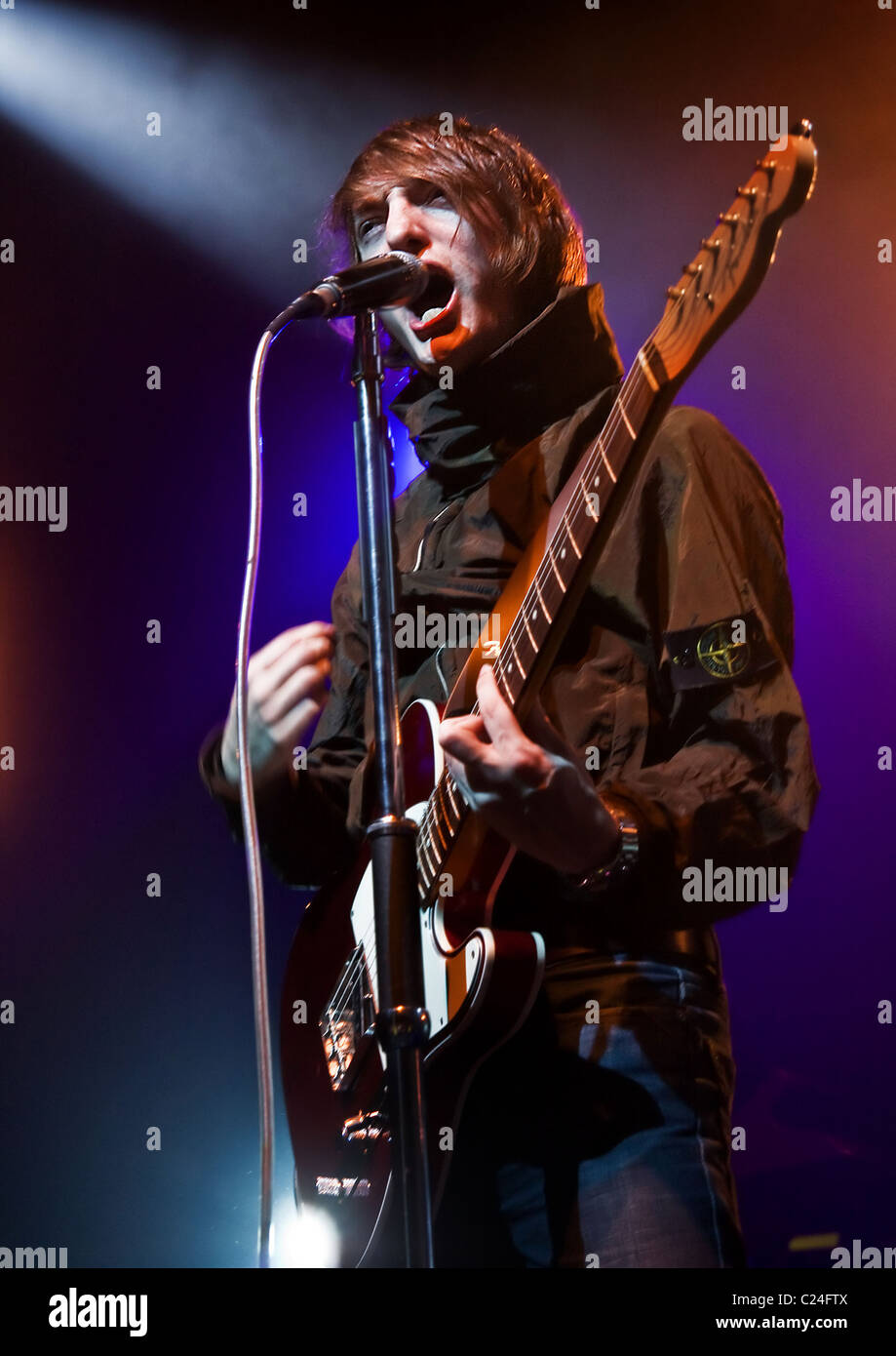 Tom Clarke of The Enemy performs during Liverpool Music Week at ...