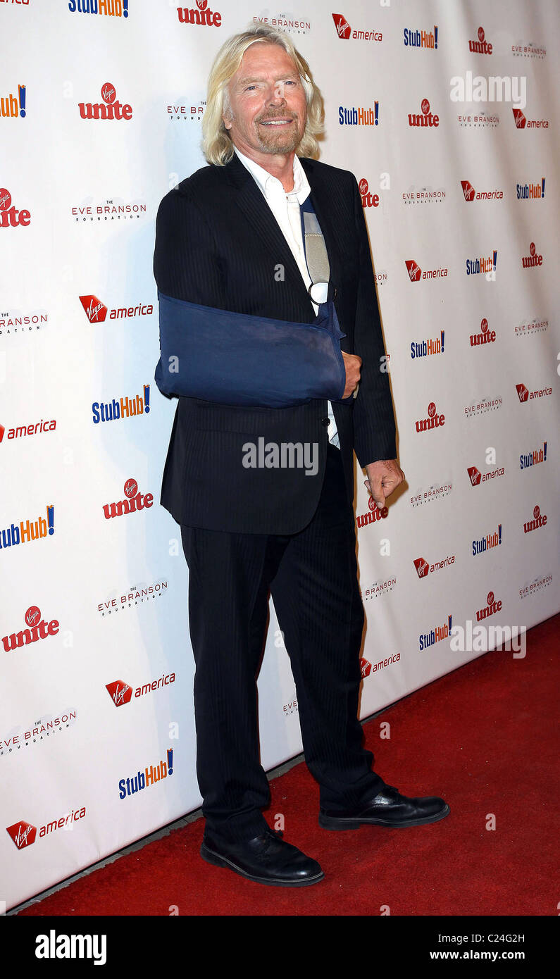 Sir Richard Branson Sir Richard Branson and Eve Branson host 'Rock The ...