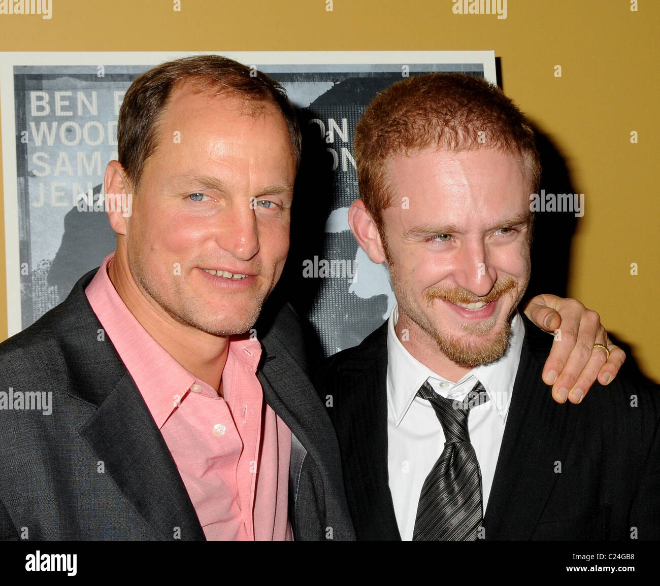 Ben Foster and Woody Harrelson The New York premiere of 'The Messenger ...