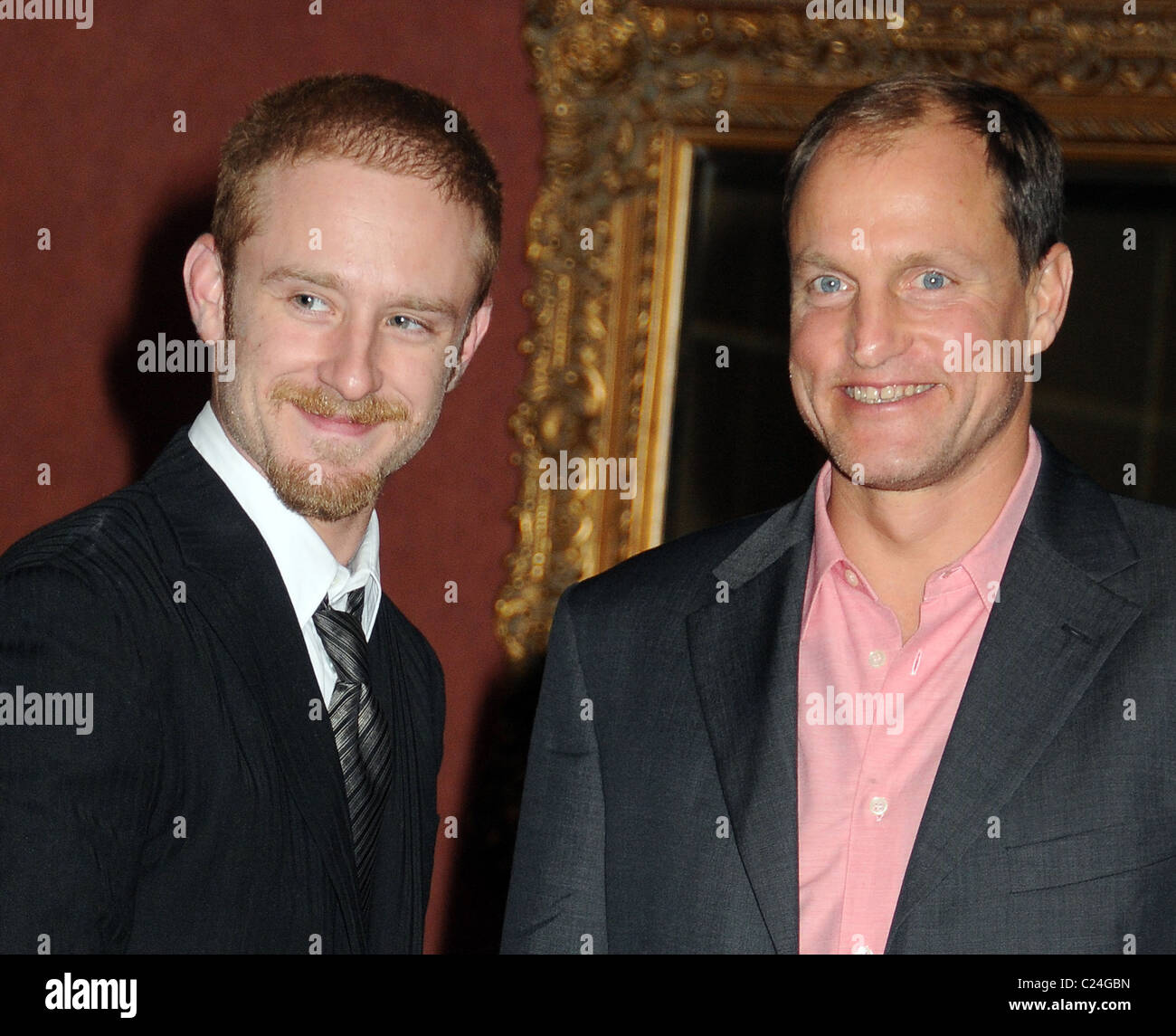 Ben Foster and Woody Harrelson The New York premiere of 'The Messenger ...