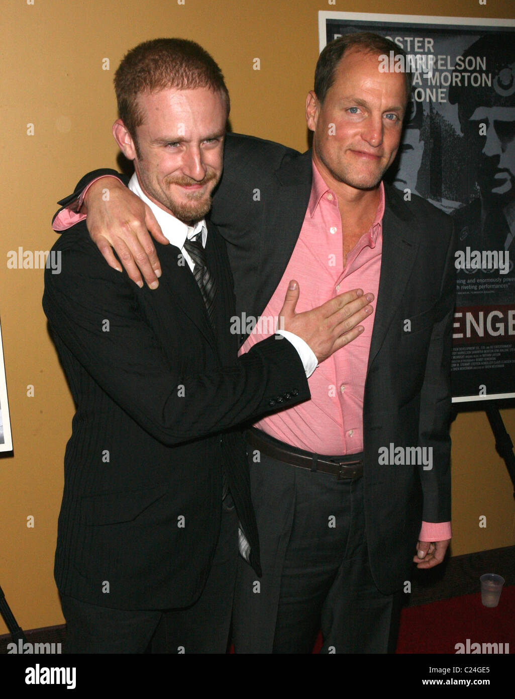 Ben Foster, Woody Harrelson The New York premiere of 'The Messenger ...