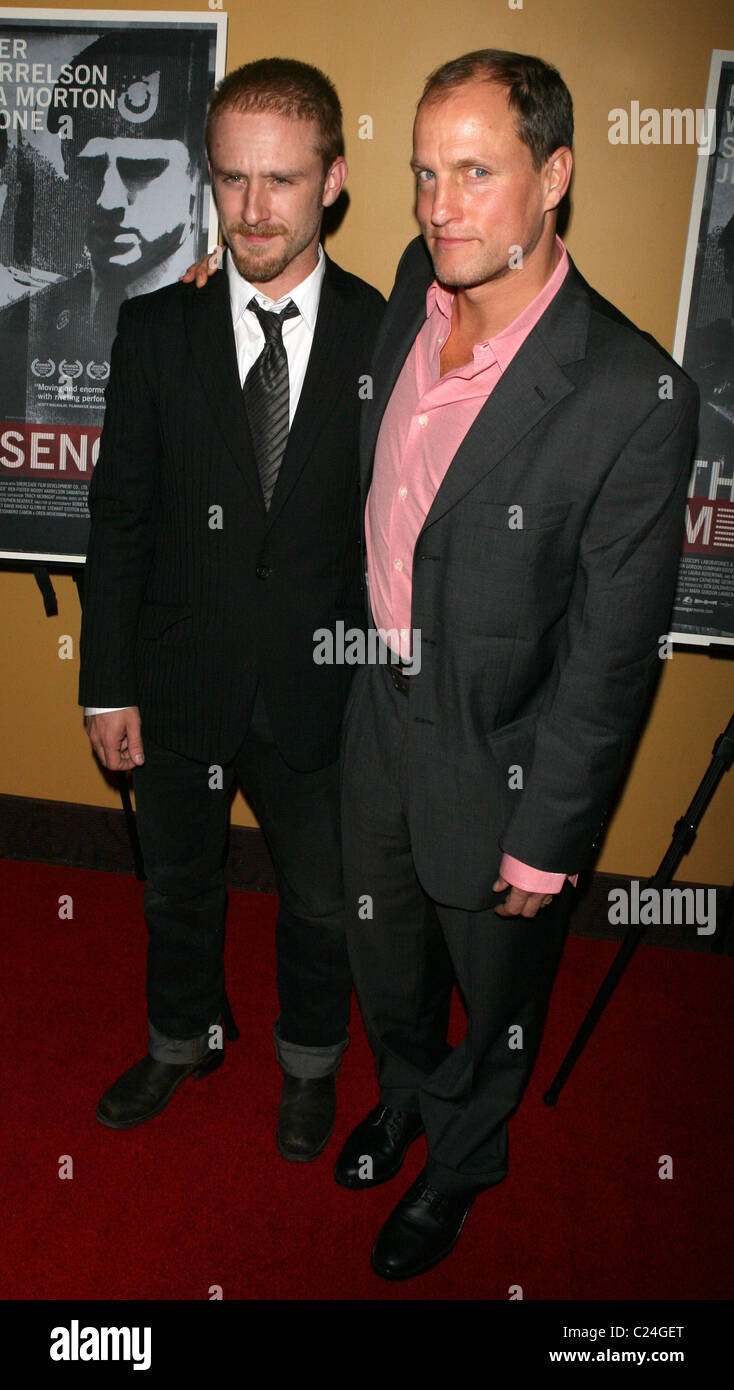 Ben Foster, Woody Harrelson The New York premiere of 'The Messenger ...