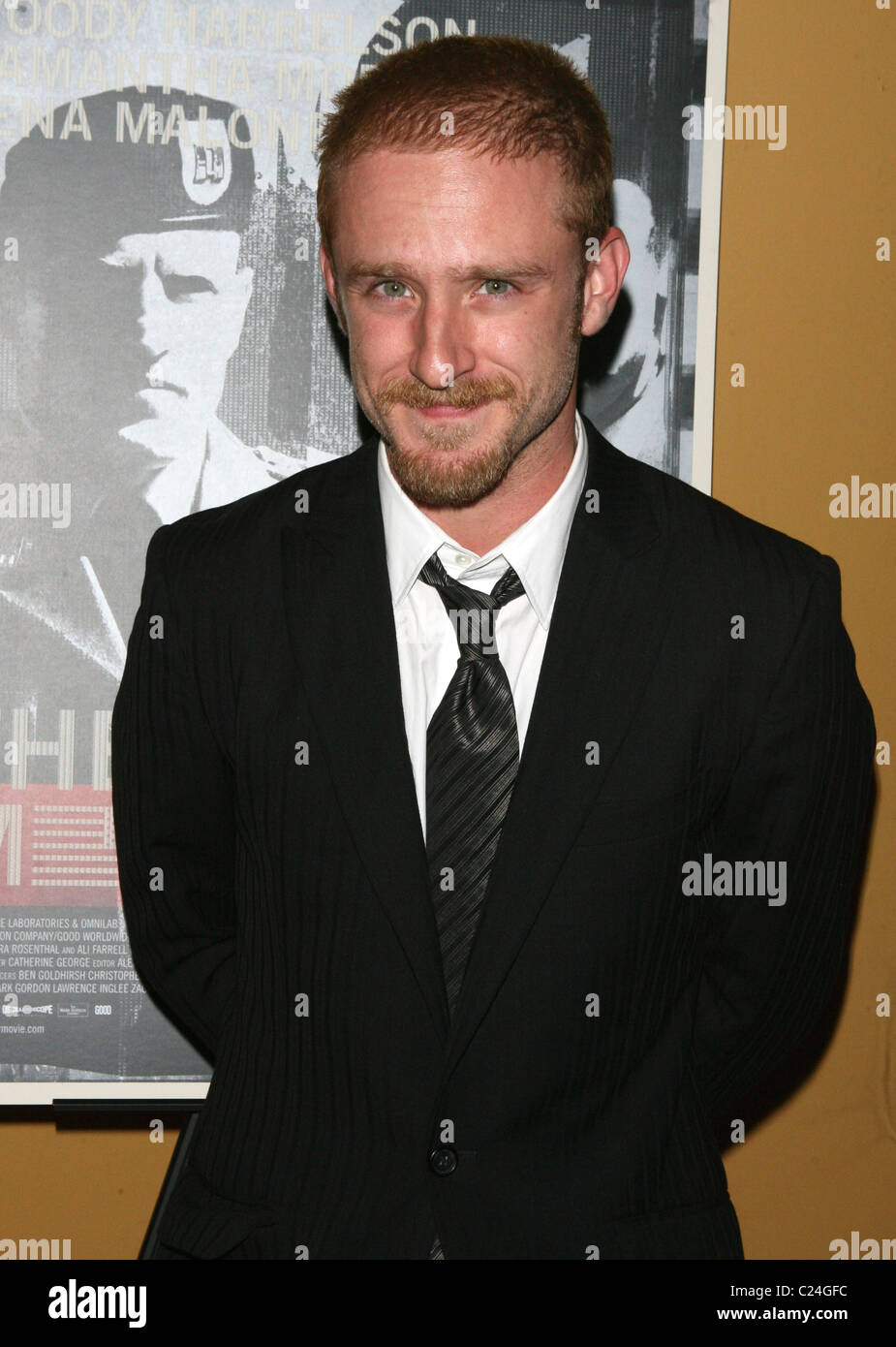 Ben Foster The New York premiere of 'The Messenger' held at Clearview's ...