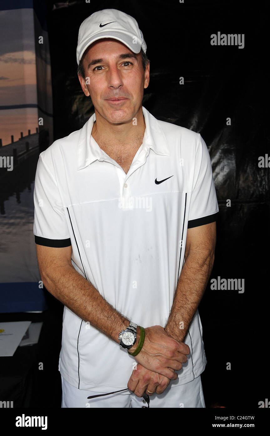 Matt Lauer The Chris Evert/Raymond James Pro-Celebrity Tennis Classic ...
