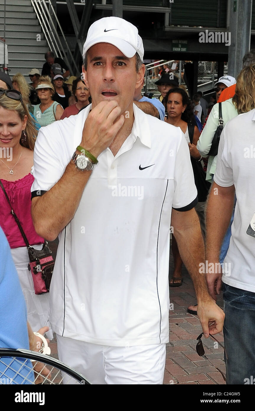 Matt Lauer The Chris Evert/Raymond James Pro-Celebrity Tennis Classic ...