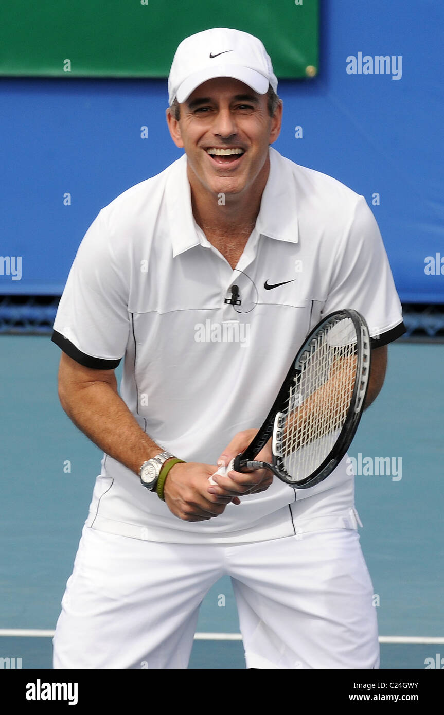 Matt Lauer The Chris Evert/Raymond James Pro-Celebrity Tennis Classic ...