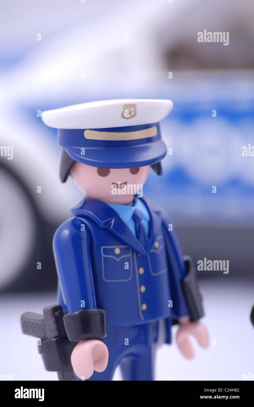 Police Officer Toy Stock Photo - Alamy