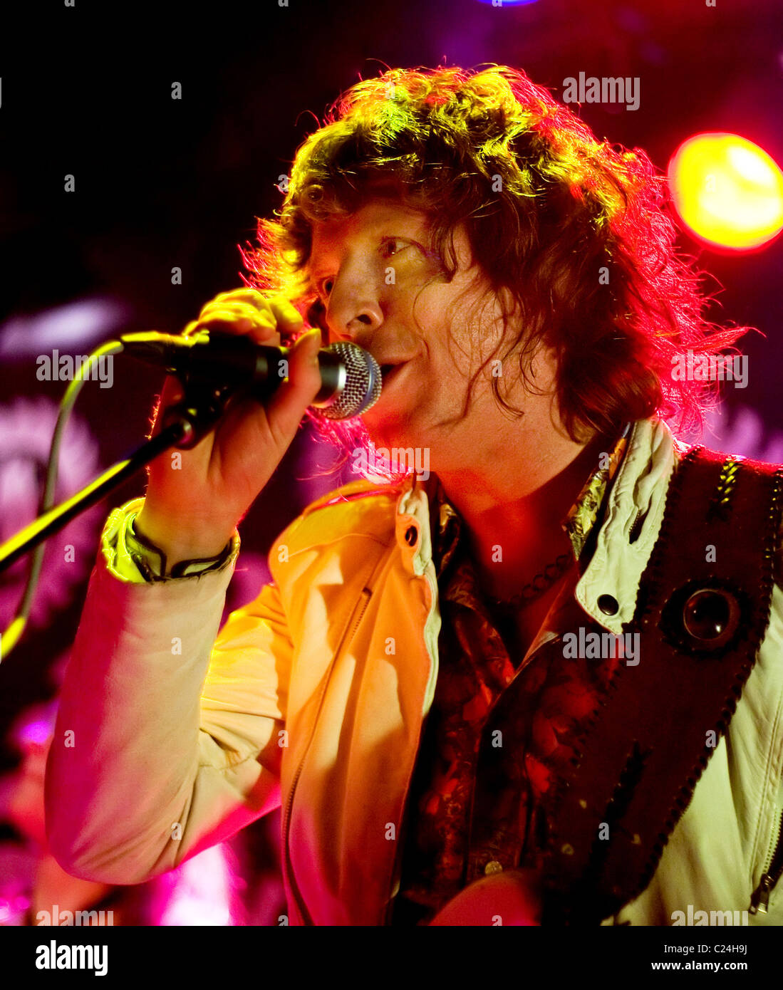 Simon Bartholomew of the Brand New Heavies performing live during ...