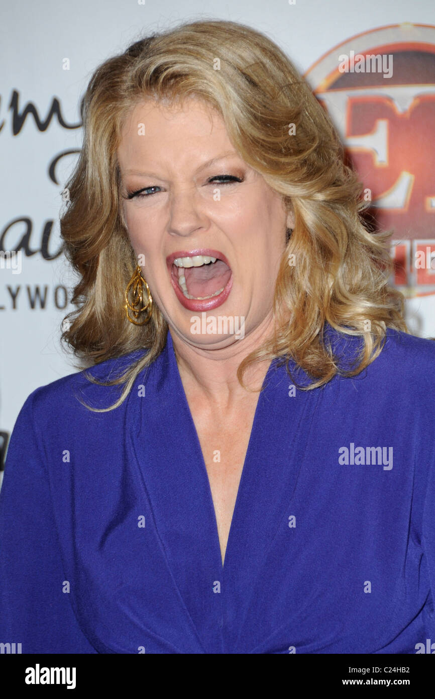 Mary Hart Mary Hart immortalized in wax at Madame Tussauds Hollywood ...