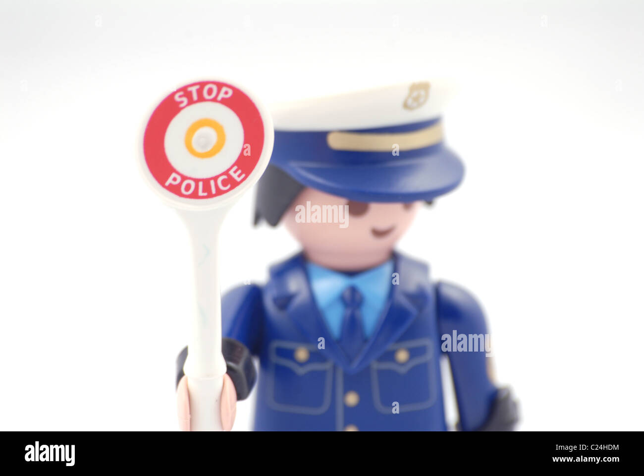 Police Officer Toy Stock Photo - Alamy