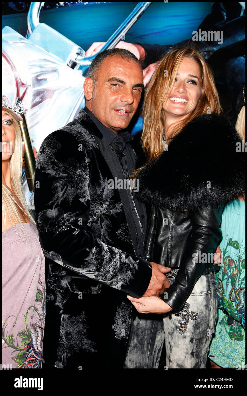 Christian Audigier and his wife Ira Audigier attend the opening of the ...