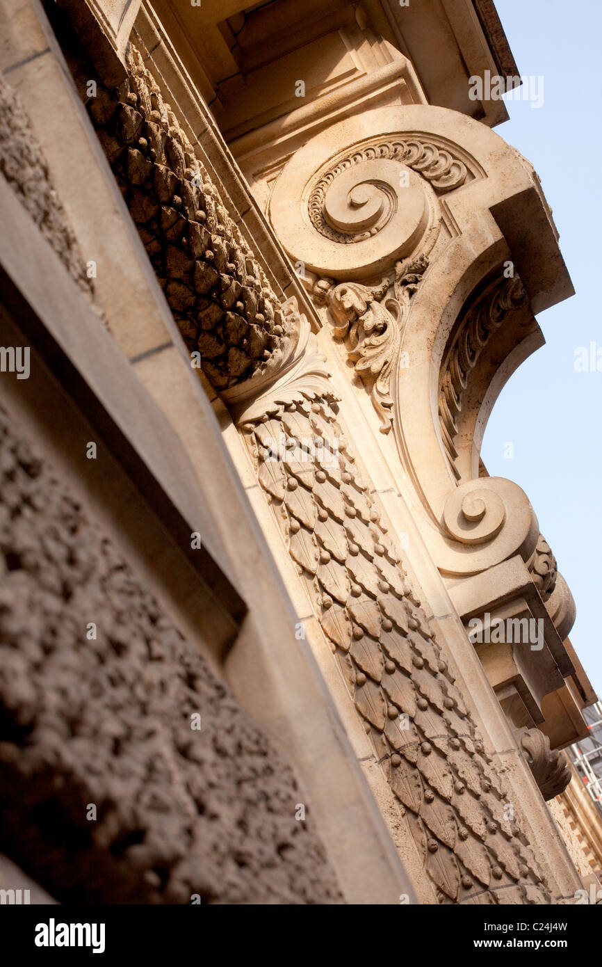 ornate, design, architecture, detail, french, stone, masonry, balcony ...