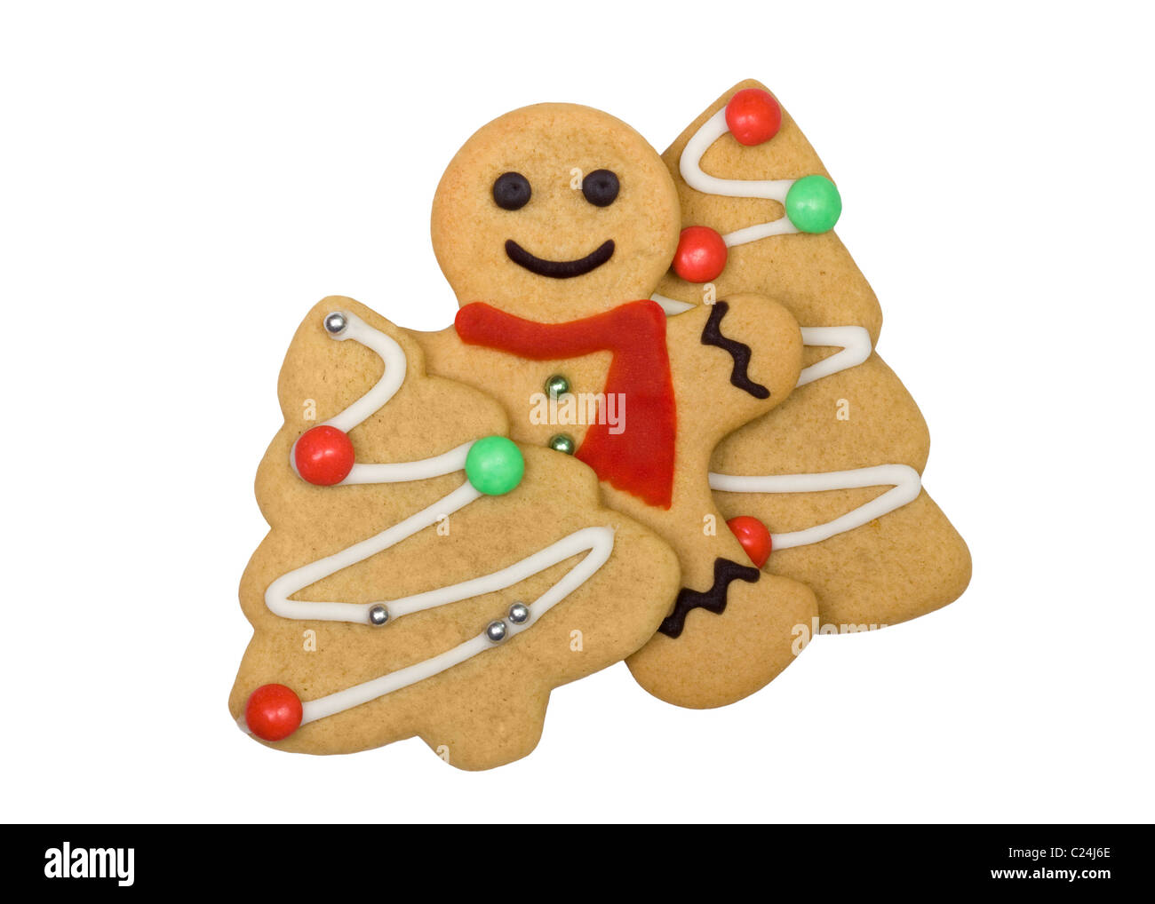 Gingerbread man with scarf hi-res stock photography and images - Alamy