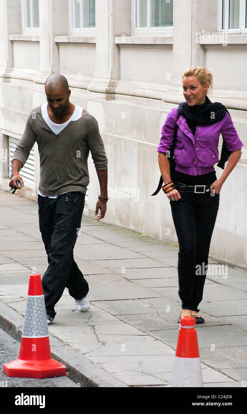 Ricky Whittle with his 'Strictly Come Dancing' professional dance ...