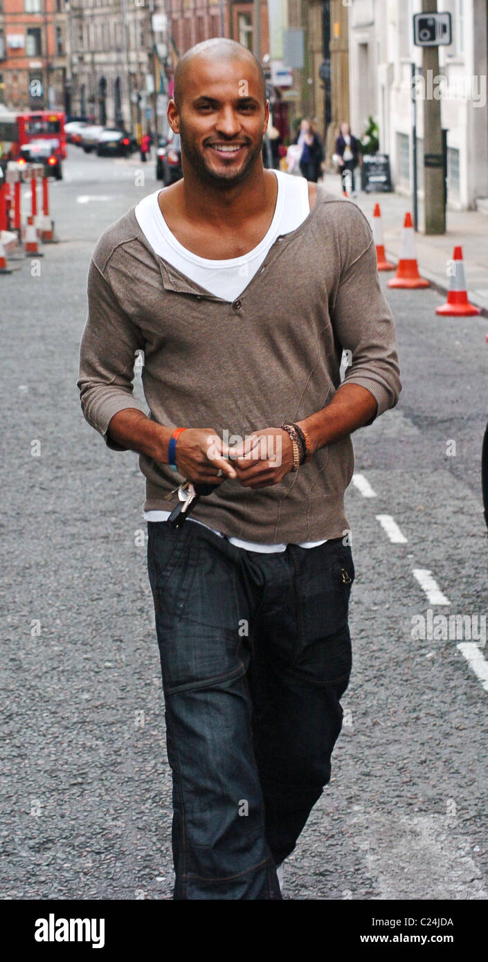 Ricky Whittle 'Strictly Come Dancing' contestant during a break from ...