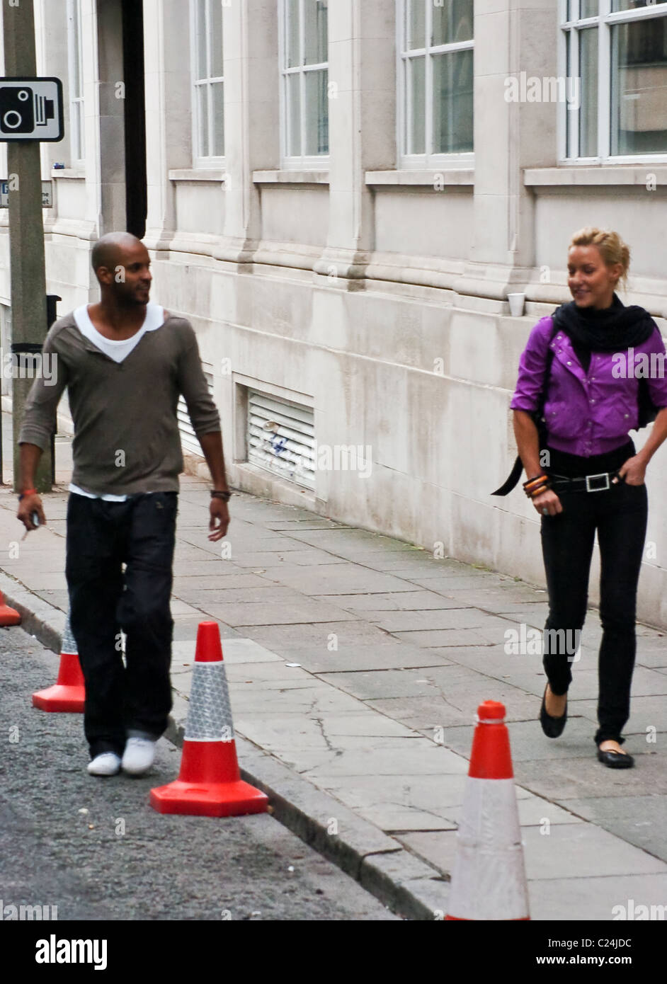 Ricky Whittle with his 'Strictly Come Dancing' professional dance ...