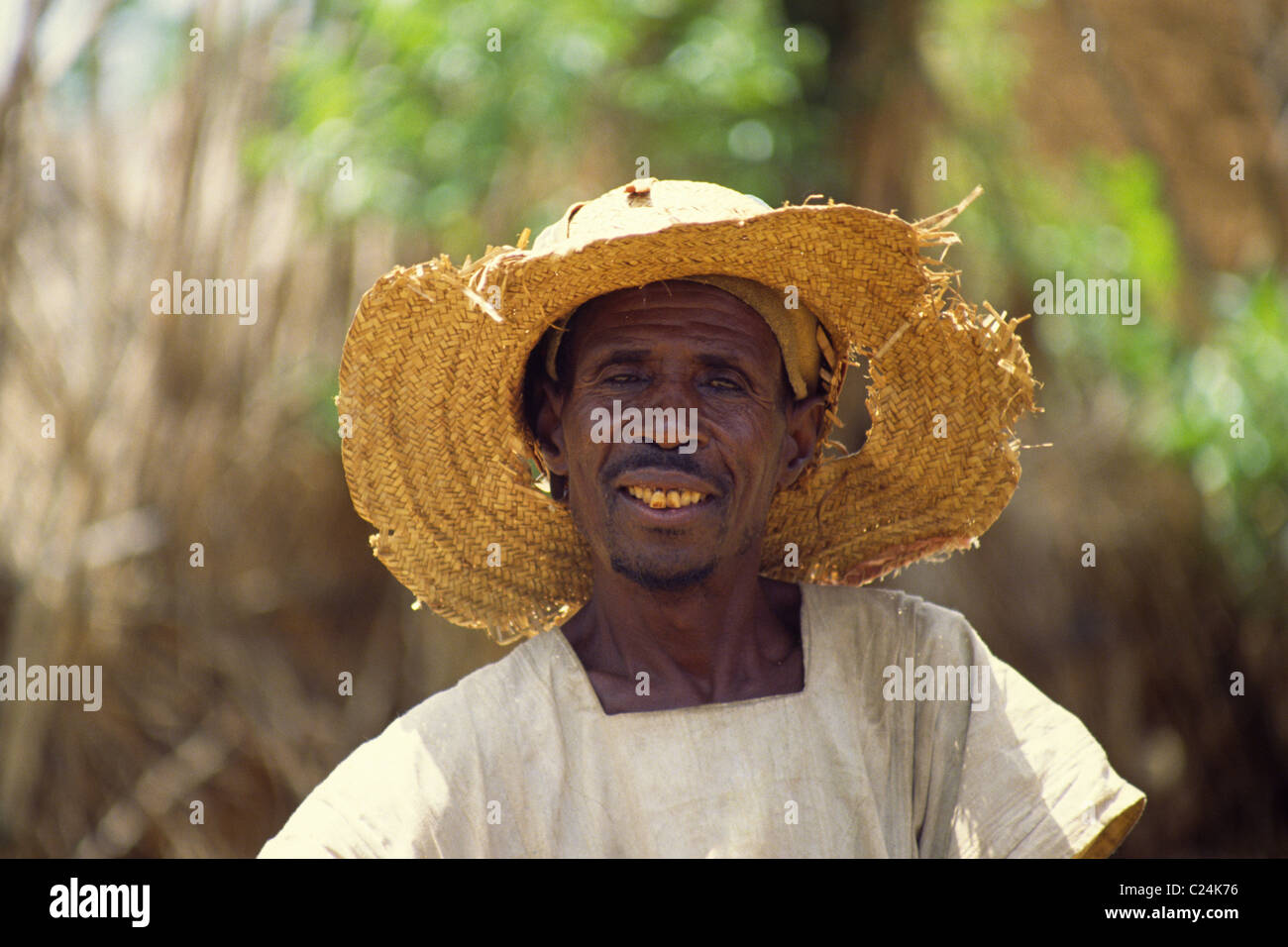 Smiling Hausa Farmer in Minjibir, Kano Stock Photo - Alamy