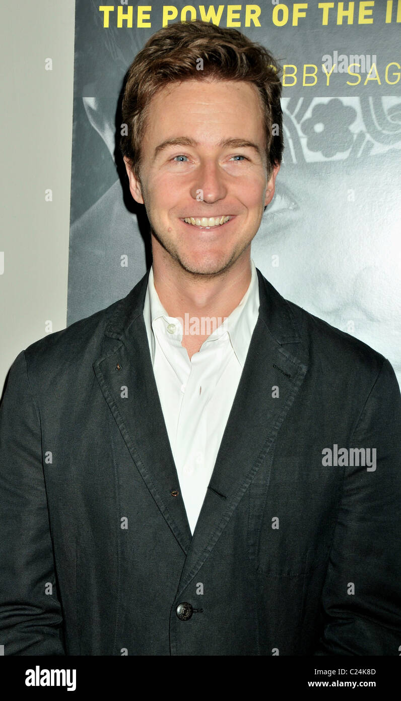 Edward Norton attends 'The Power Of The Invisible Sun' book launch ...
