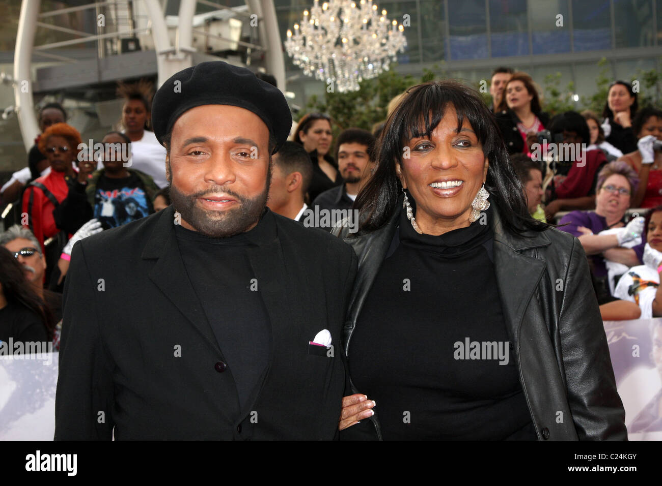 Andre Crouch and guest Michael Jackson's 'This Is It' Premiere at the ...