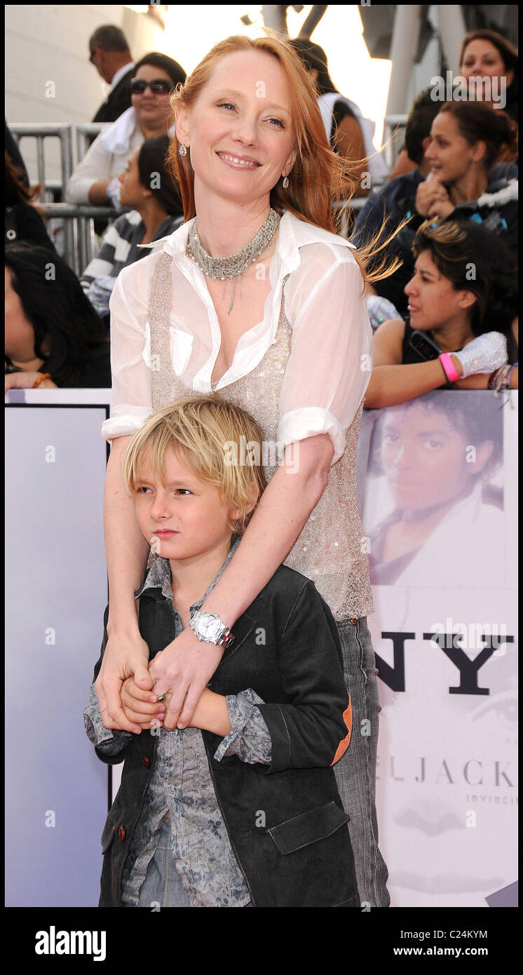 Anne Heche with her son Homer Michael Jackson's 'This Is It' Premiere ...