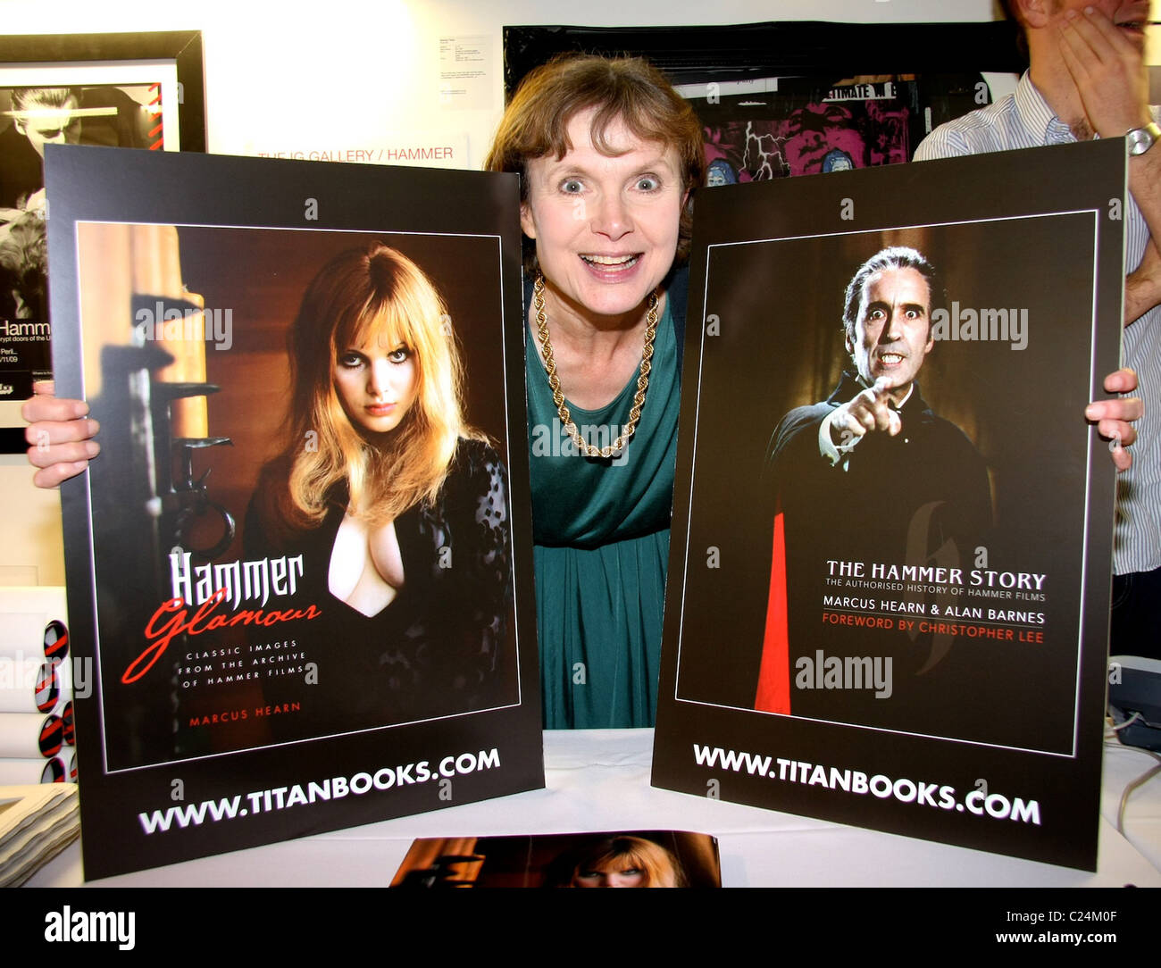 Madeline Smith The Hammer Festival private view at The Idea Generation ...