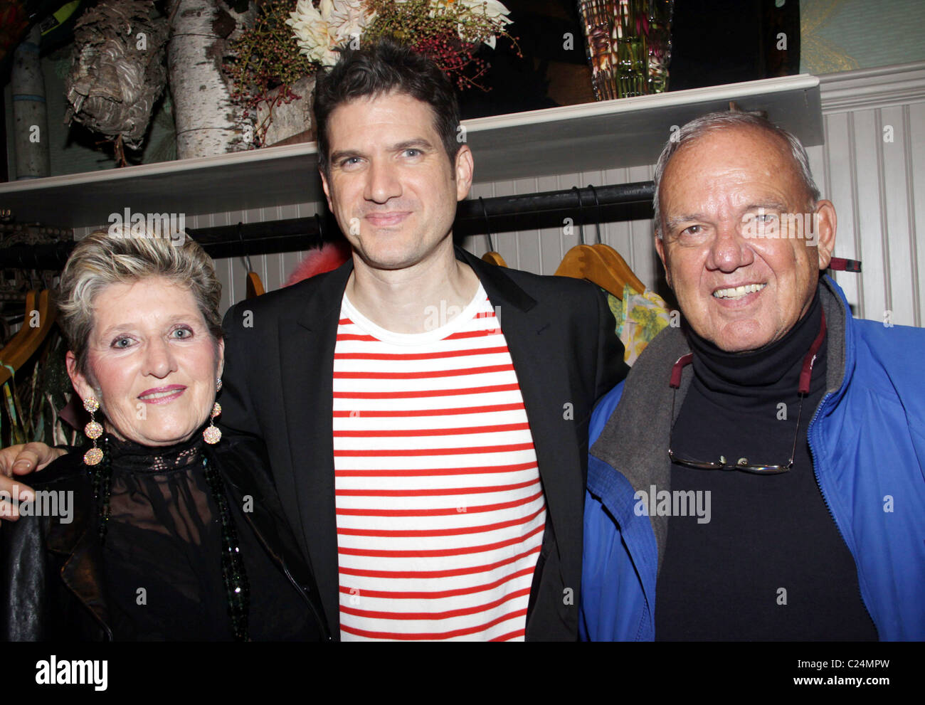 James Coviello with his parents Fashion designer James Coviello Store ...