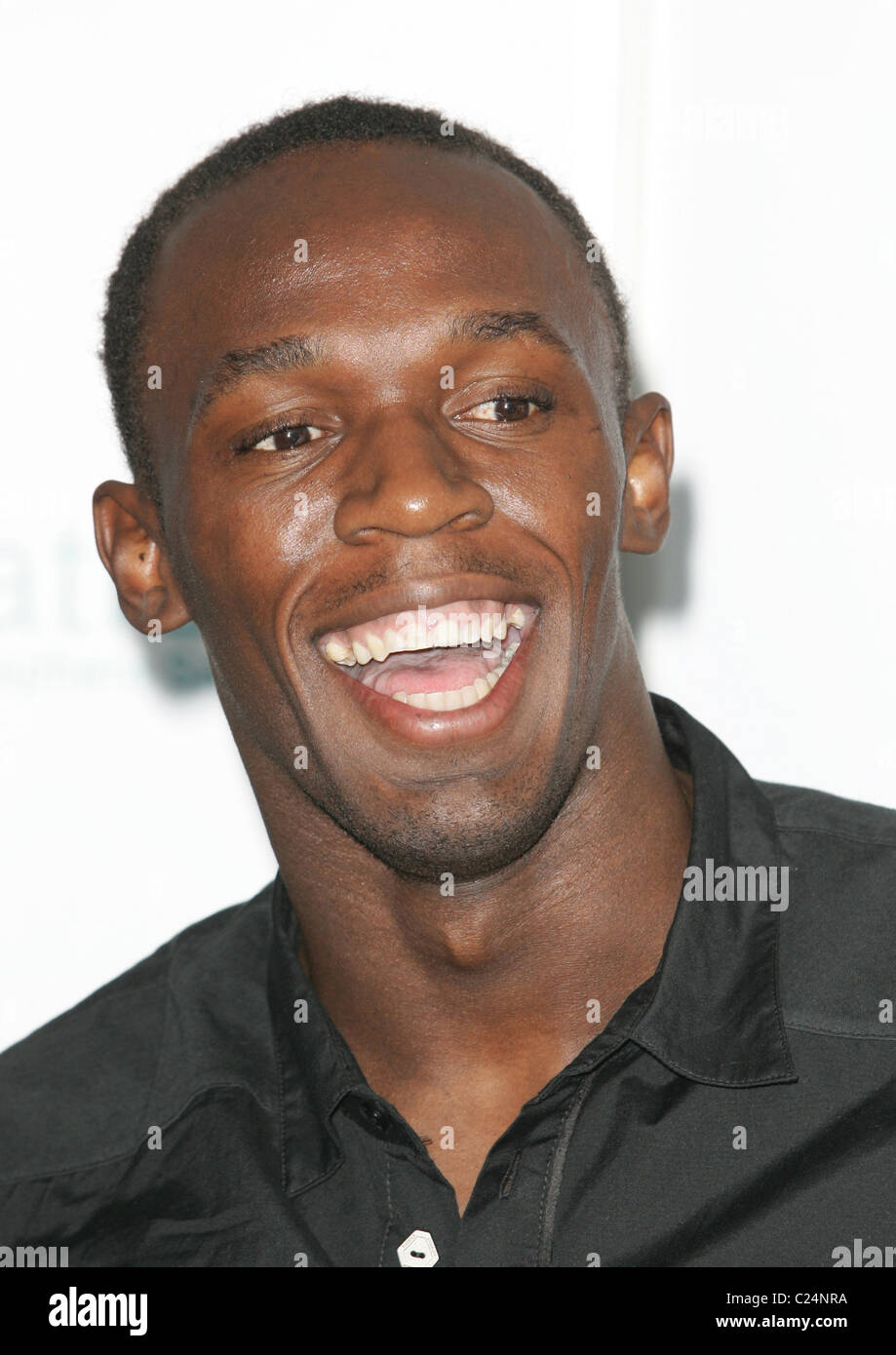 Usain Bolt promoting The Long Run Conservation project at The Design ...