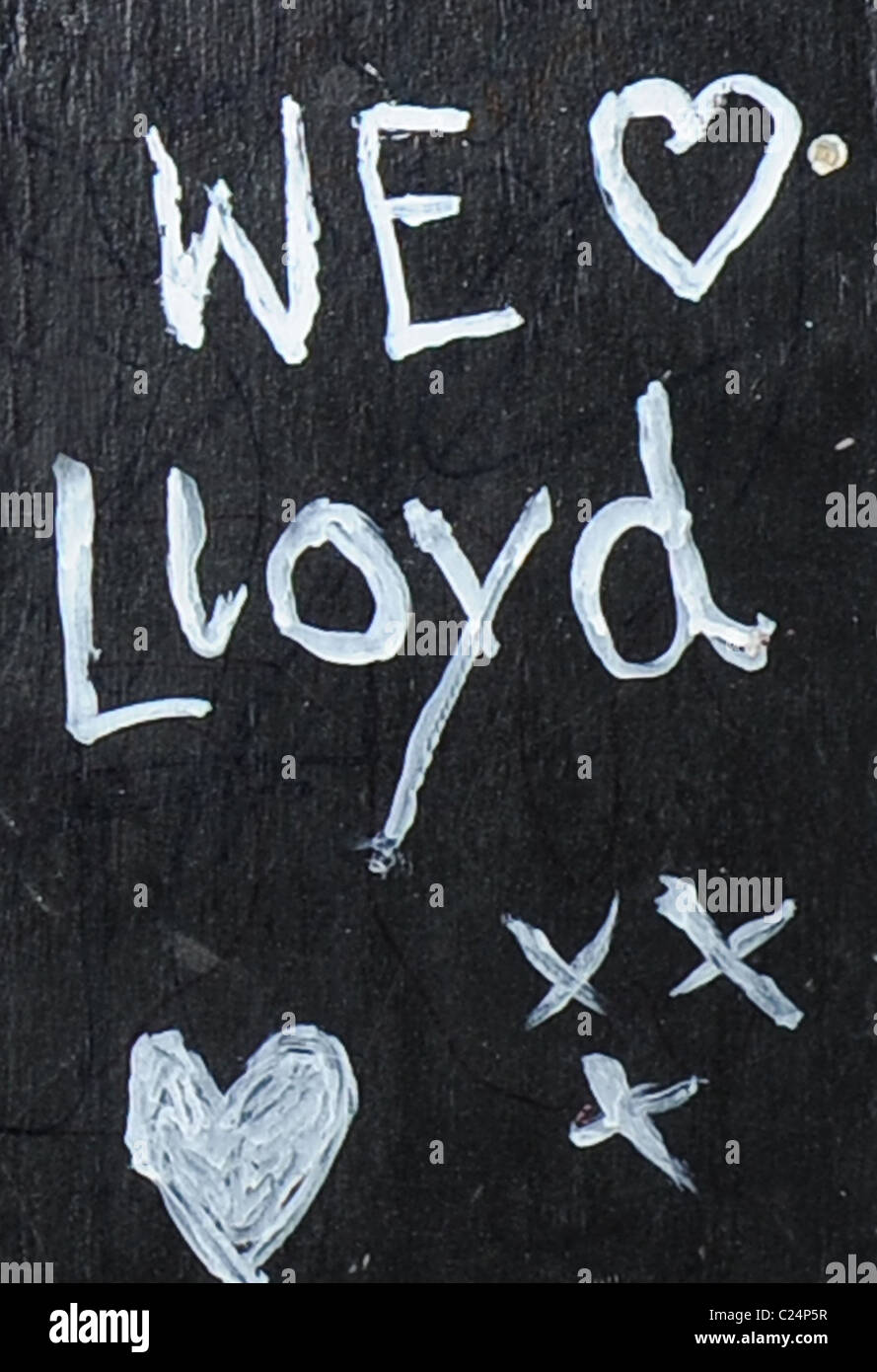 General views of the gates and walls outside The X factor House, where ...