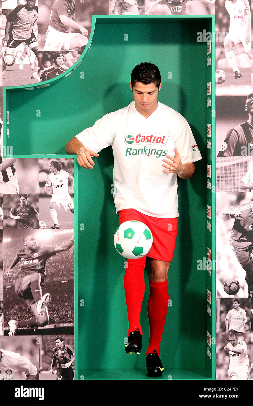 Cristiano Ronaldo launches Castrol Rankings Madrid, Spain - 29.10.09 ...