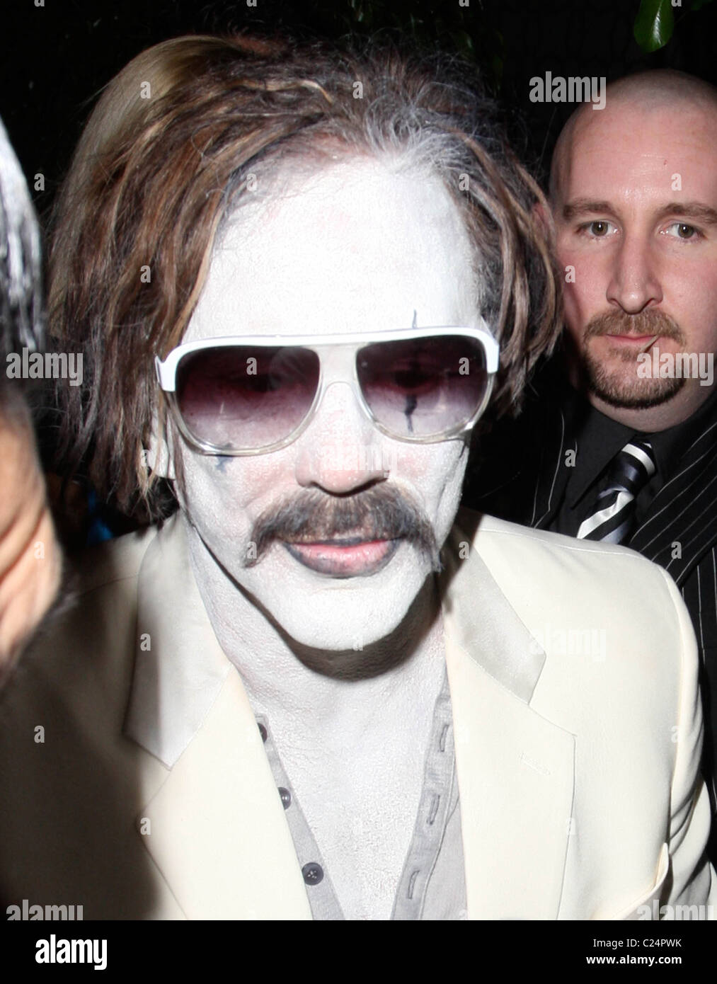 Mickey rourke dressed joker outside hi-res stock photography and images ...