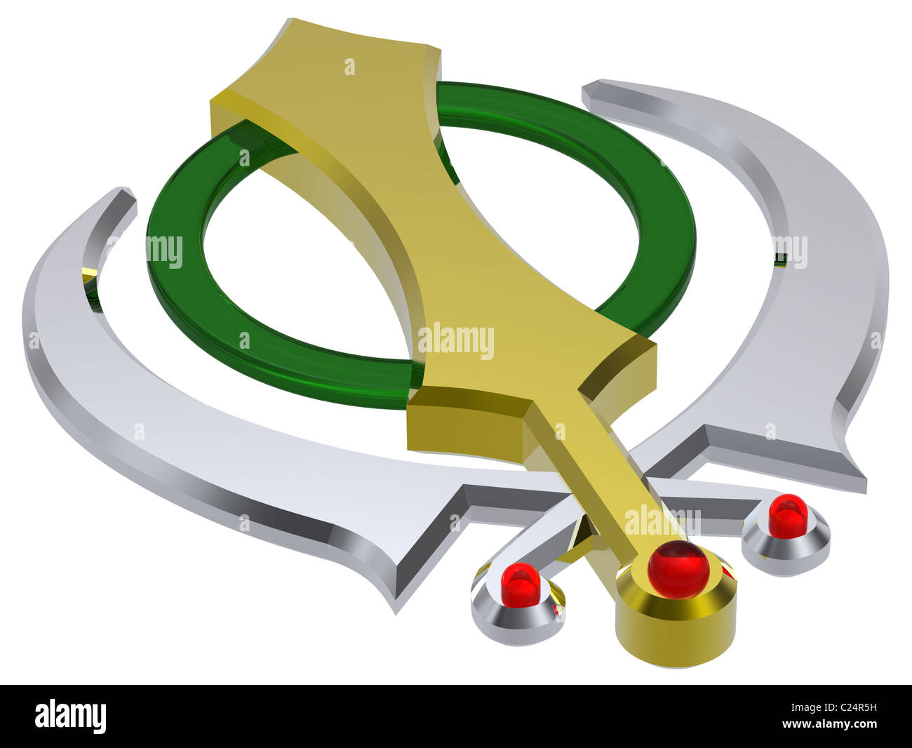 Holy sikh symbol Cut Out Stock Images & Pictures - Alamy