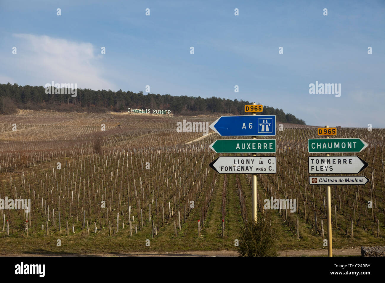 Chablis France Vineyard High Resolution Stock Photography and Images ...