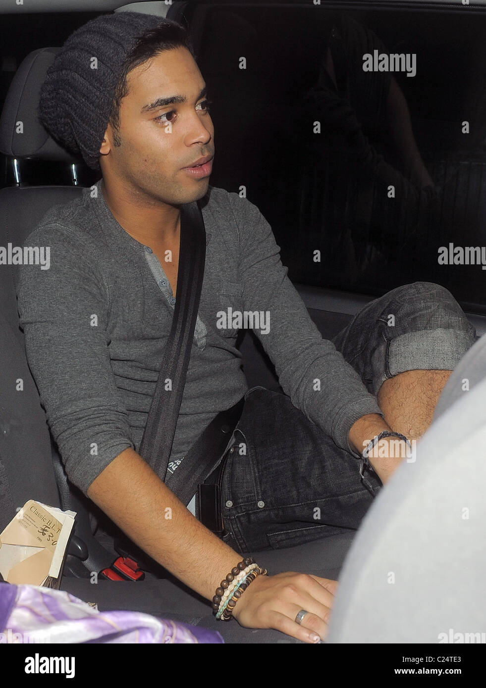 X Factor finalist Danyl Johnson arrives back at The X Factor House ...
