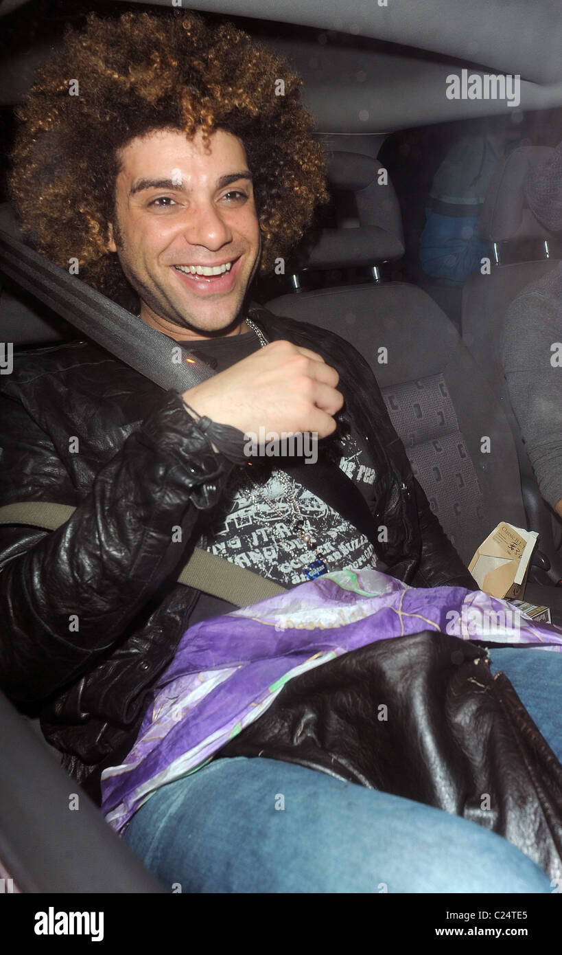 X Factor finalist Jamie Archer arrives back at The X Factor House ...