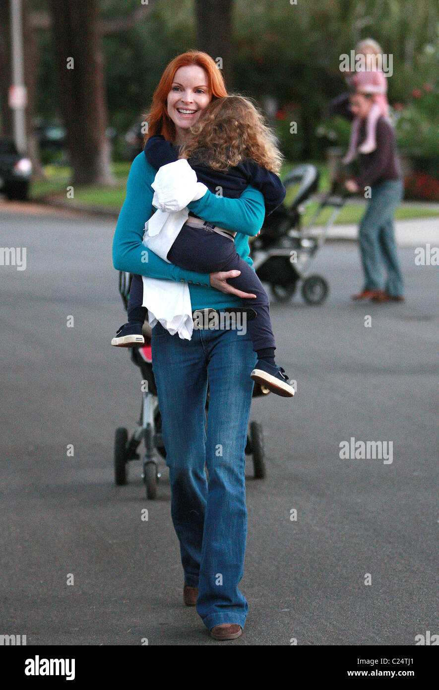 Marcia Cross and her daughter Savannah Marcia Cross and husband Tom ...