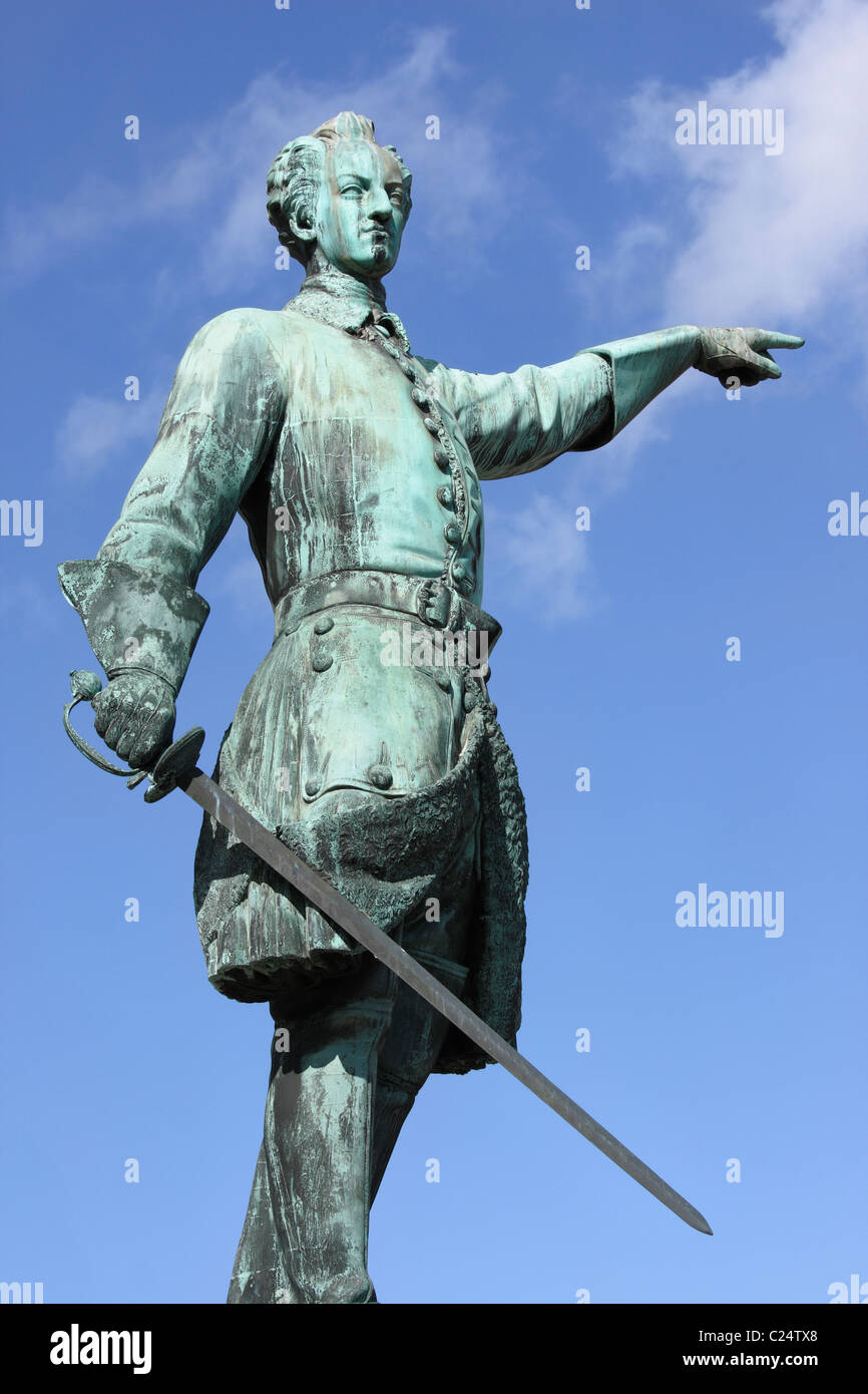 Statue of King Karl XII, Kungsträdgården, Stockholm, Sweden Stock Photo ...