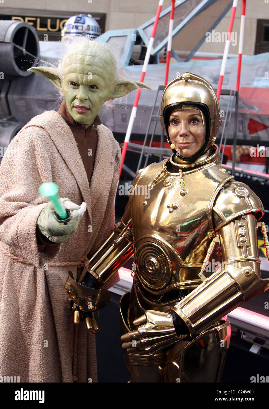 Hoda Koth as Yoda and Kathie Lee as CP30 NBC's 'Today Show' anchors ...