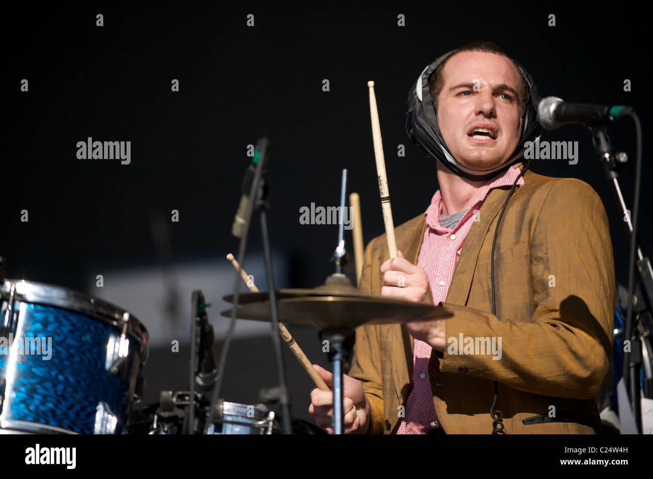 Mute Math play the Playstation stage at the 'Voodoo Music Experience ...