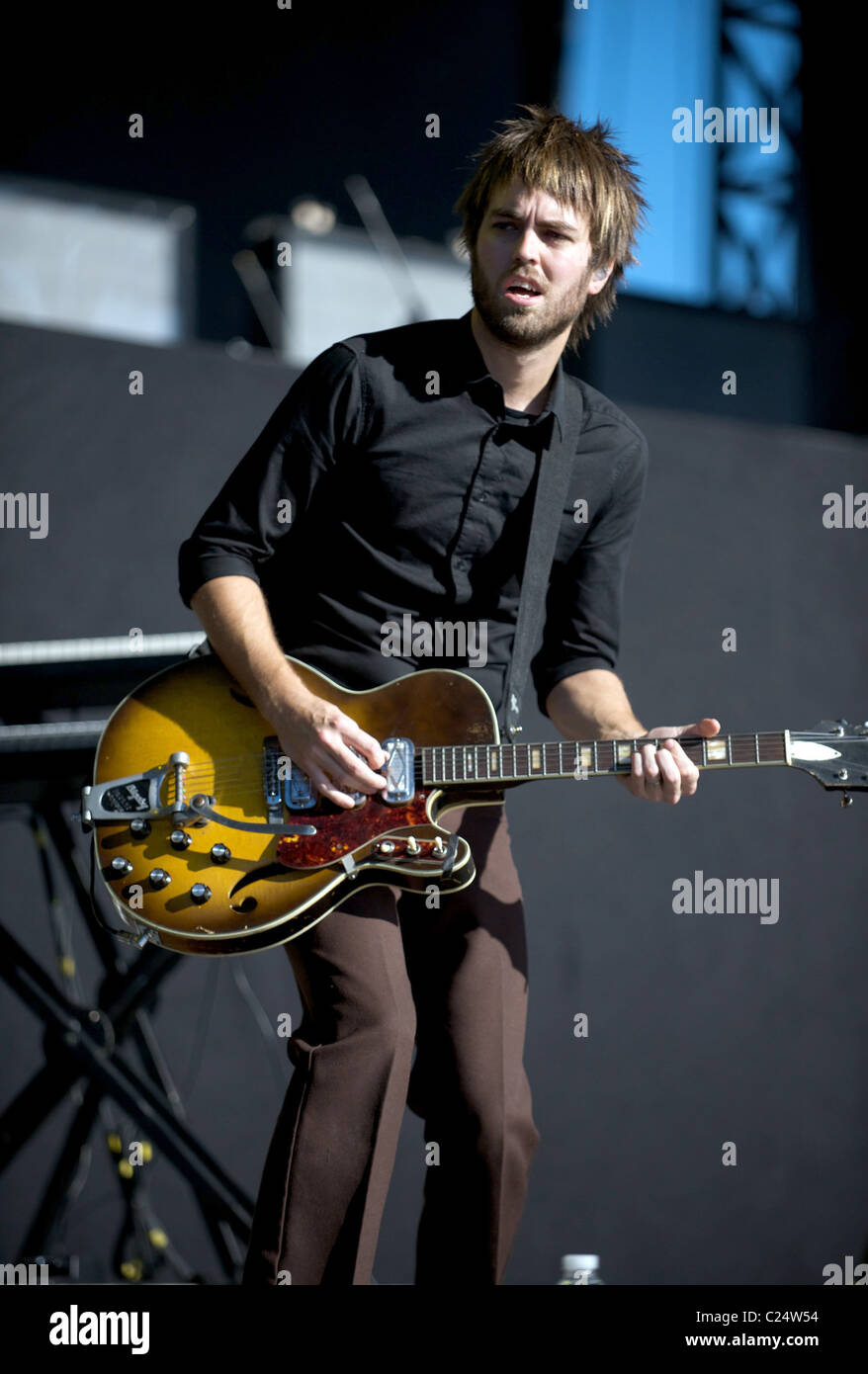 Mute Math play the Playstation stage at the 'Voodoo Music Experience ...