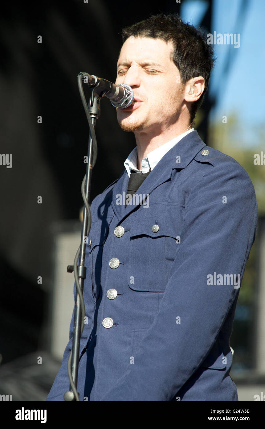 Mute Math play the Playstation stage at the 'Voodoo Music Experience ...