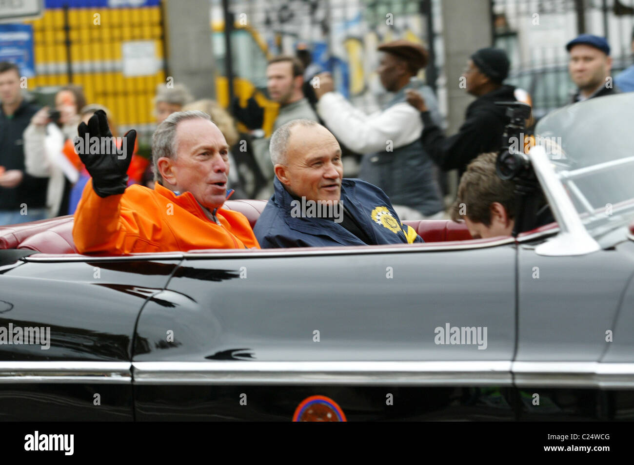 New York City mayor Michael Bloomberg and police commissioner Ray Kelly ...