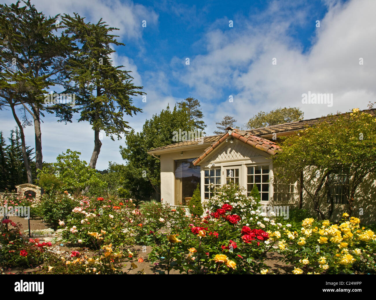 Exterior of the MONTEREY MUSEUM OF ART - MONTEREY, CALIFORNIA Stock ...