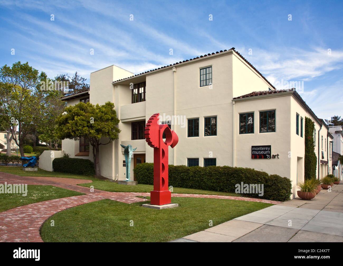 Exterior of the MONTEREY MUSEUM OF ART - MONTEREY, CALIFORNIA Stock ...
