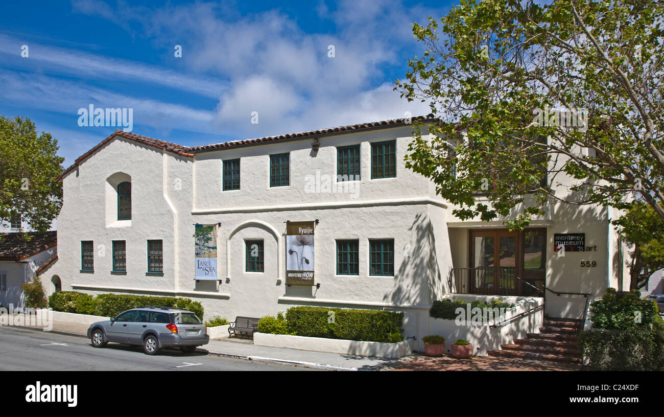 Exterior of the MONTEREY MUSEUM OF ART - MONTEREY, CALIFORNIA Stock ...