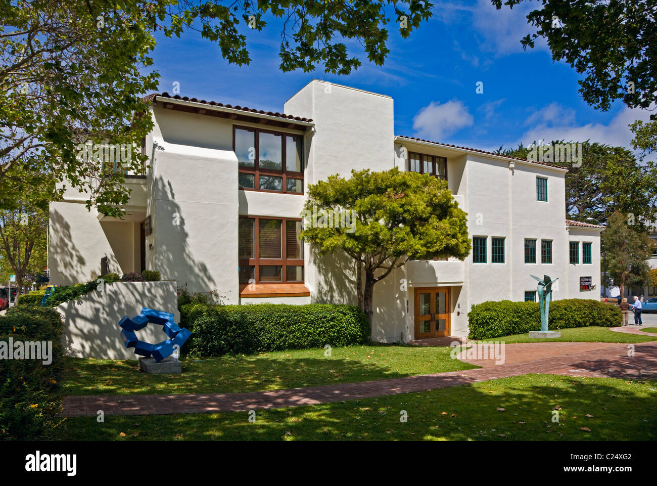 Exterior of the MONTEREY MUSEUM OF ART - MONTEREY, CALIFORNIA Stock ...