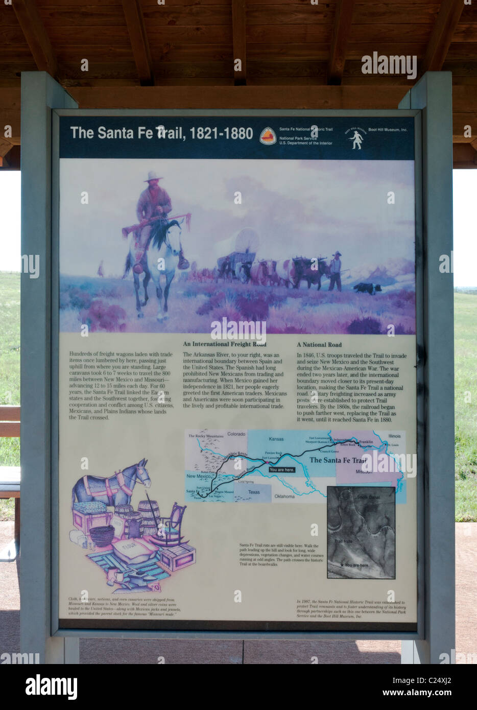 Santa fe trail tracks hi-res stock photography and images - Alamy