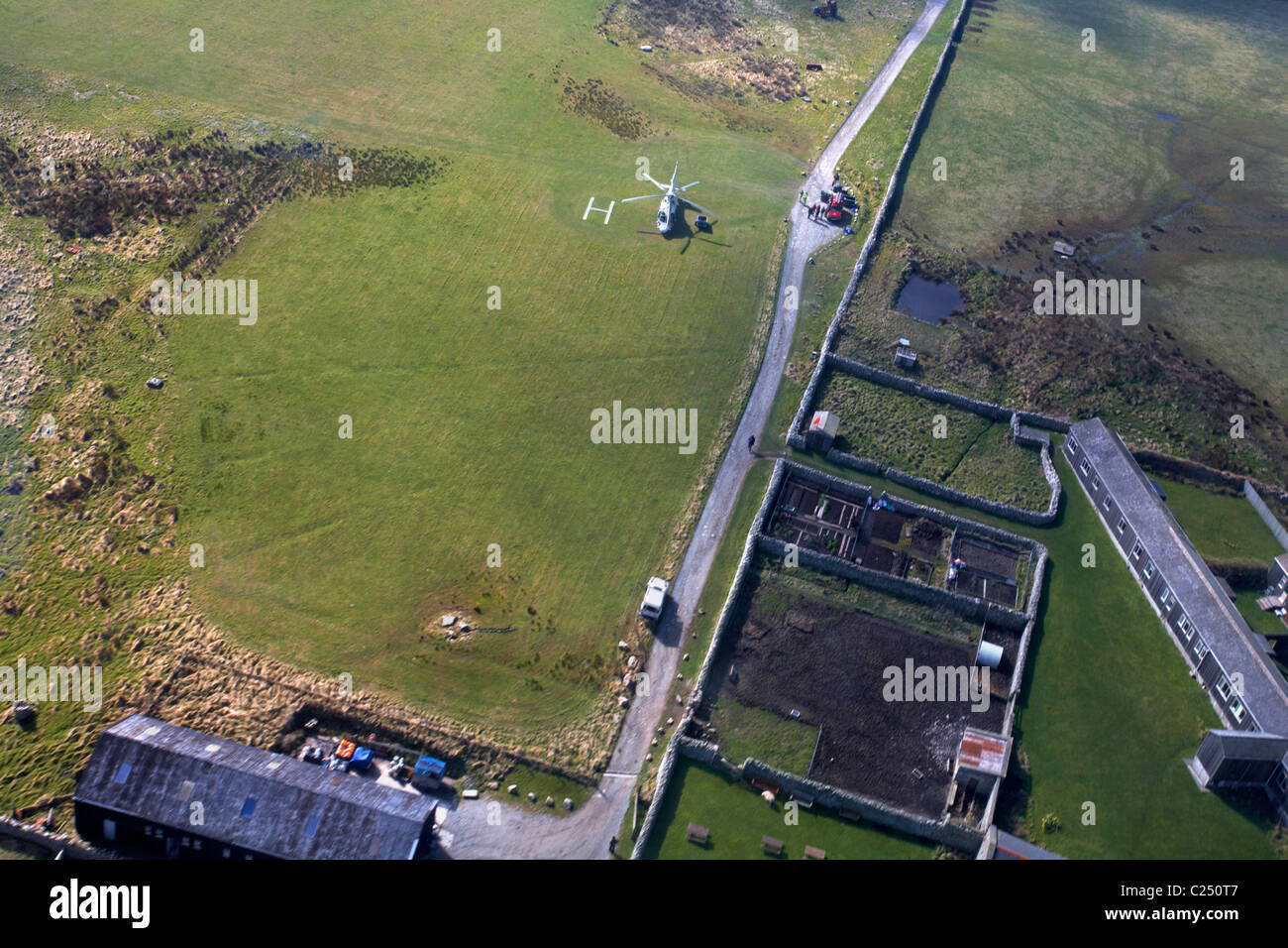 Lundy island view aerial hi-res stock photography and images - Alamy