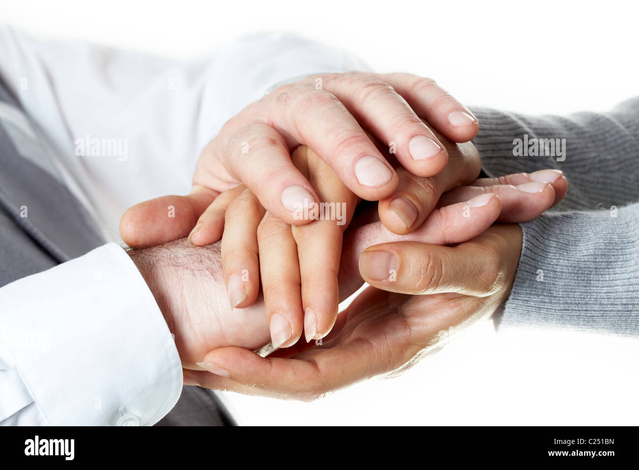 Clutched hands hi-res stock photography and images - Alamy
