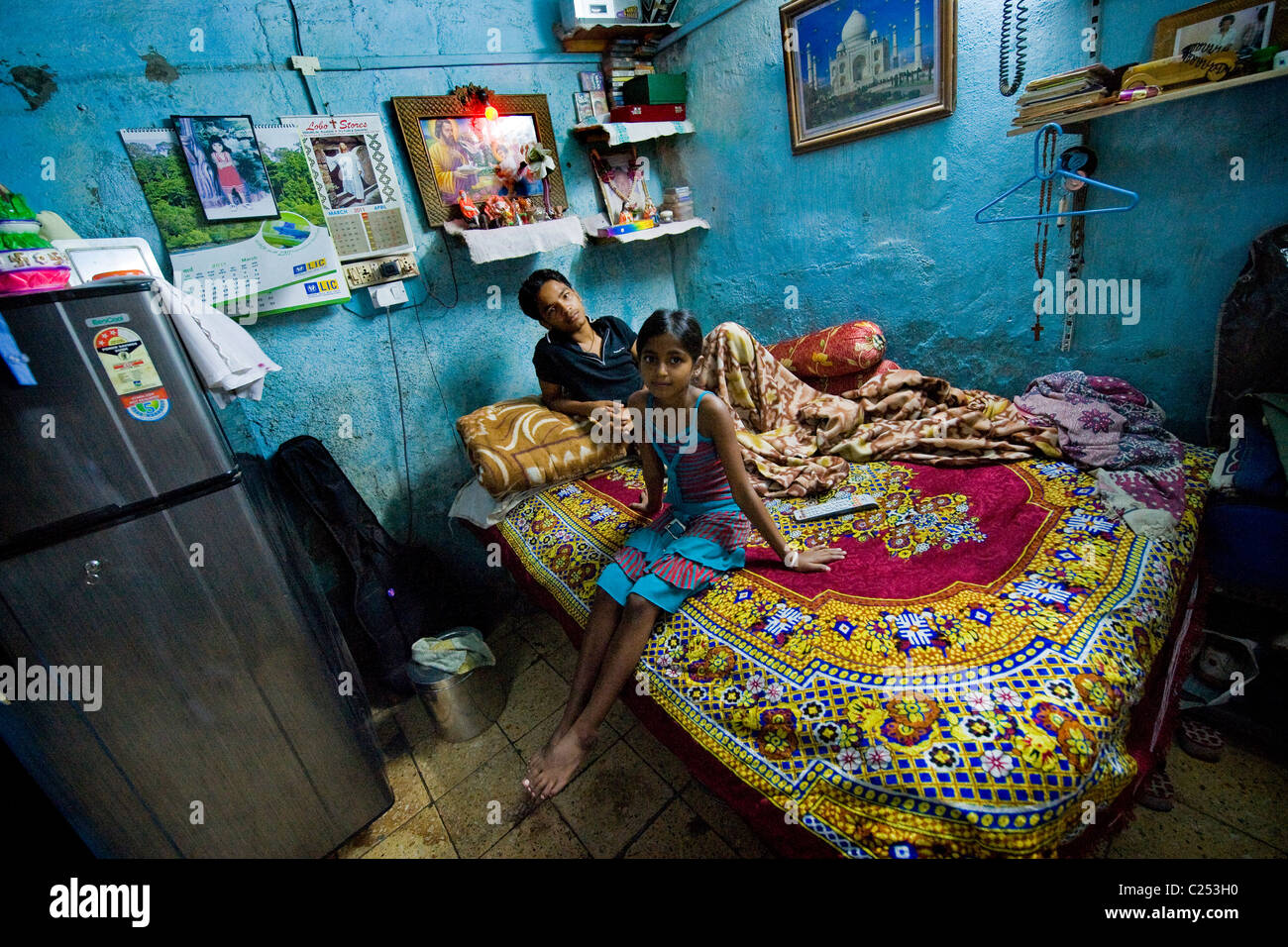 House in the slum near Colaba area, Mumbai, India Stock Photo - Alamy