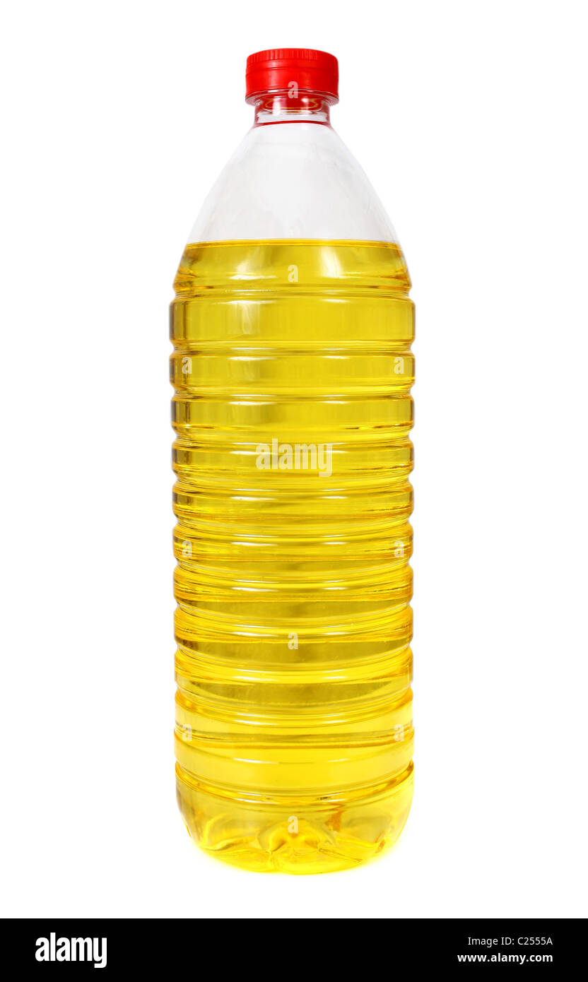 sunflower seed oil isolated on white background Stock Photo - Alamy